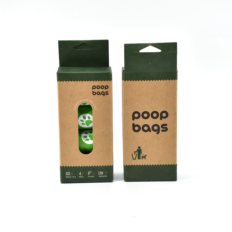 Biodegradable Cornstarch Pet Dog Waste Poop Bags